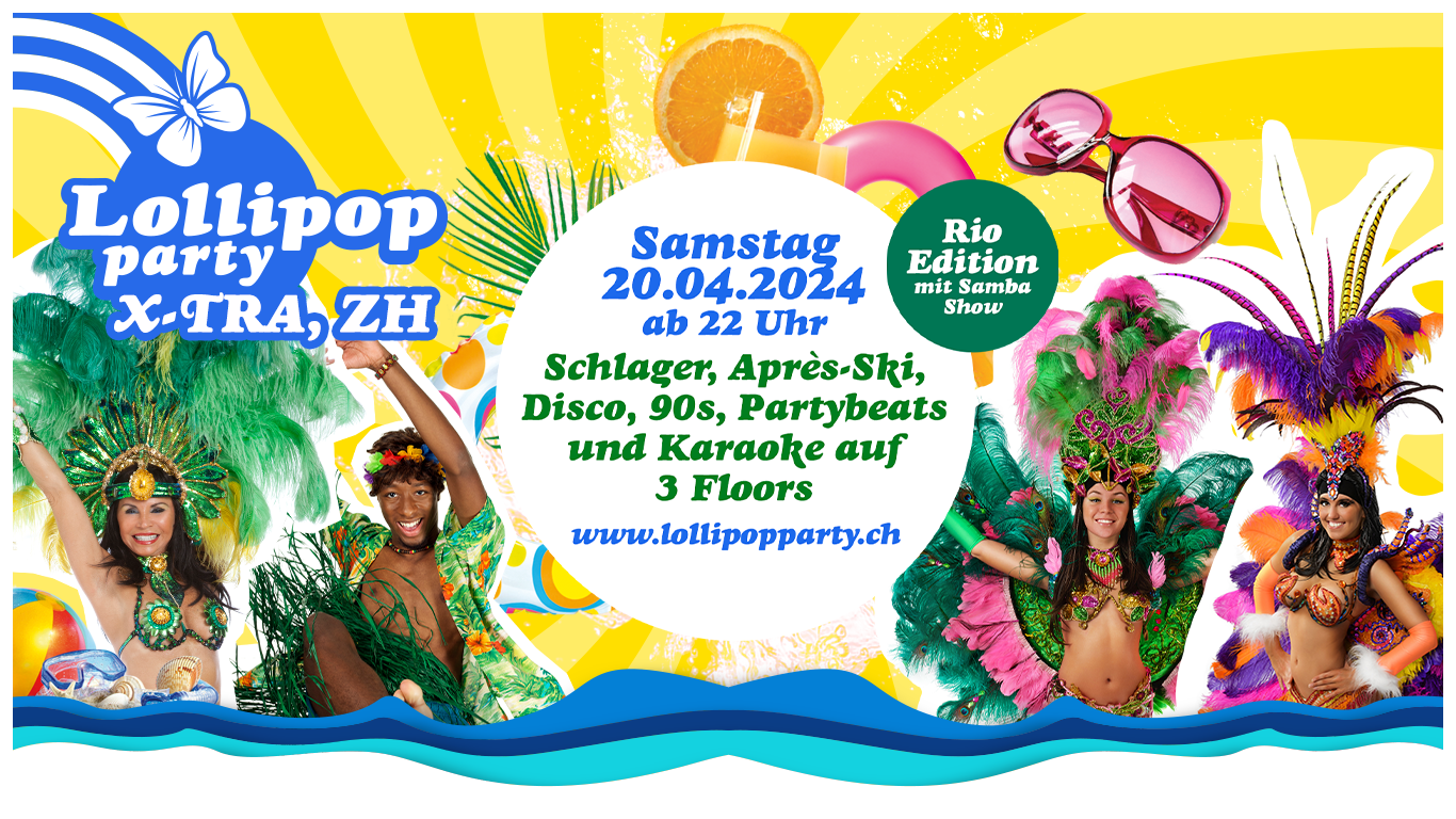 Lollipop Party im X-TRA Zürich mit 2 Dance Floors und Karaoke Lounge ...